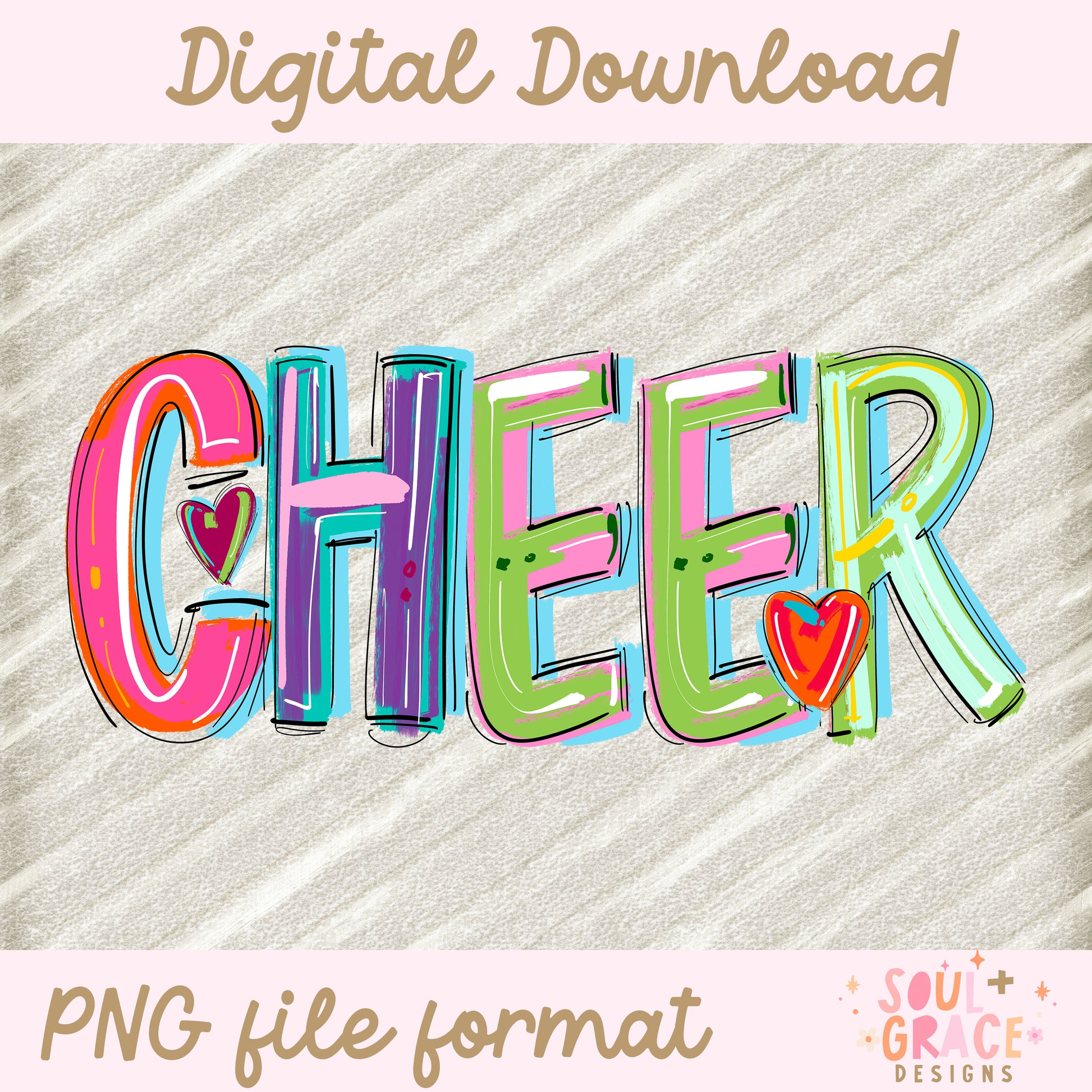 CHEERY WORDS CHEER – Soul & Grace Designs
