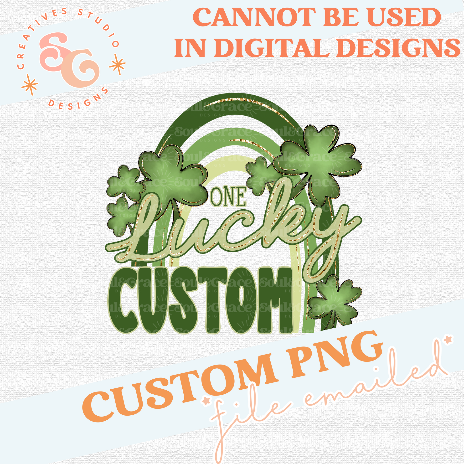 ONE LUCKY RAINBOW CUSTOM – Soul & Grace Designs