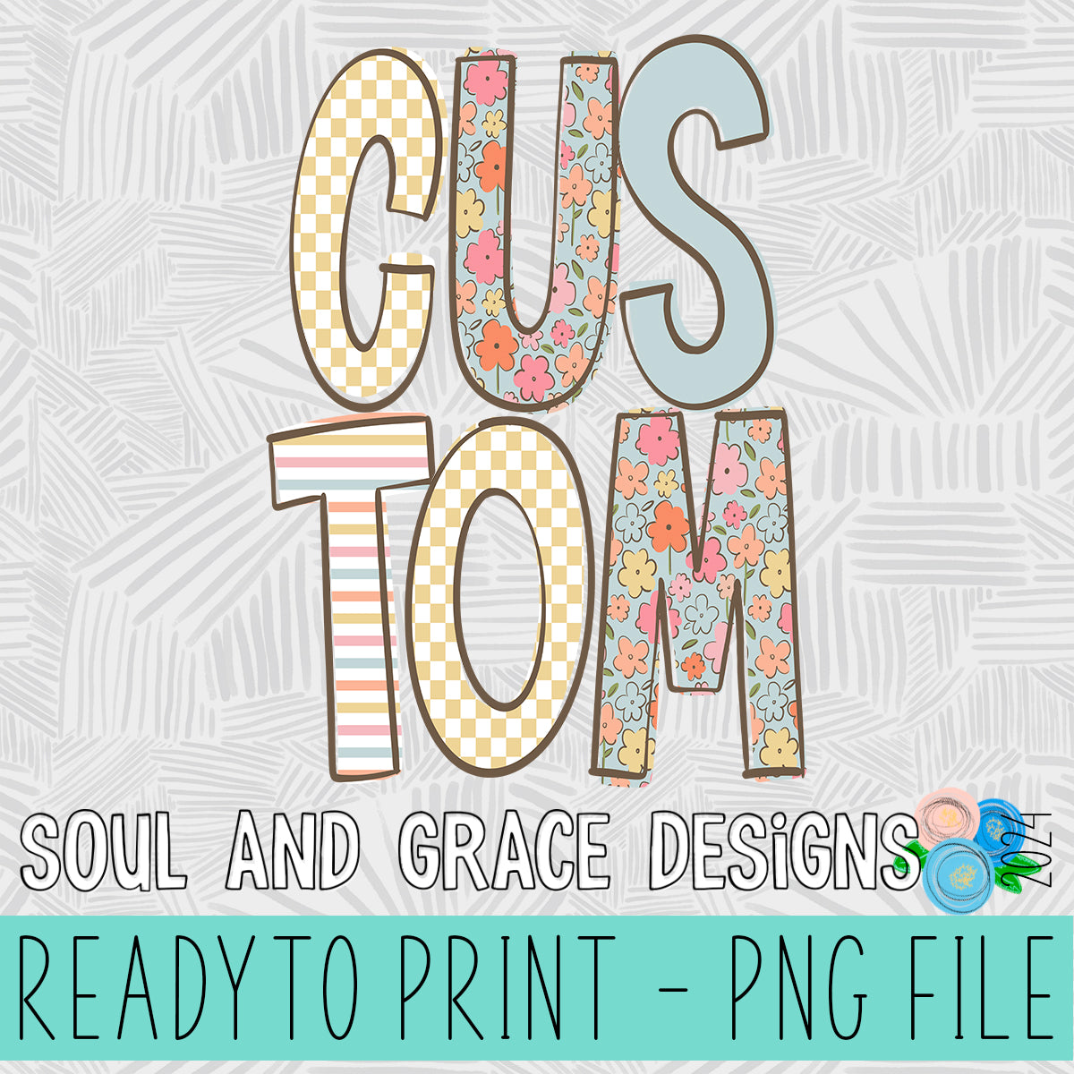 Custom Teams & Names – Soul & Grace Designs