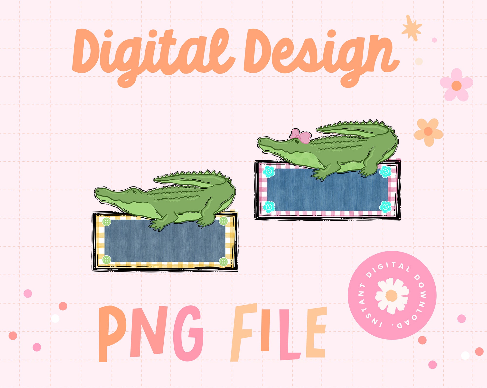 Alligator Name Plate – Soul & Grace Designs