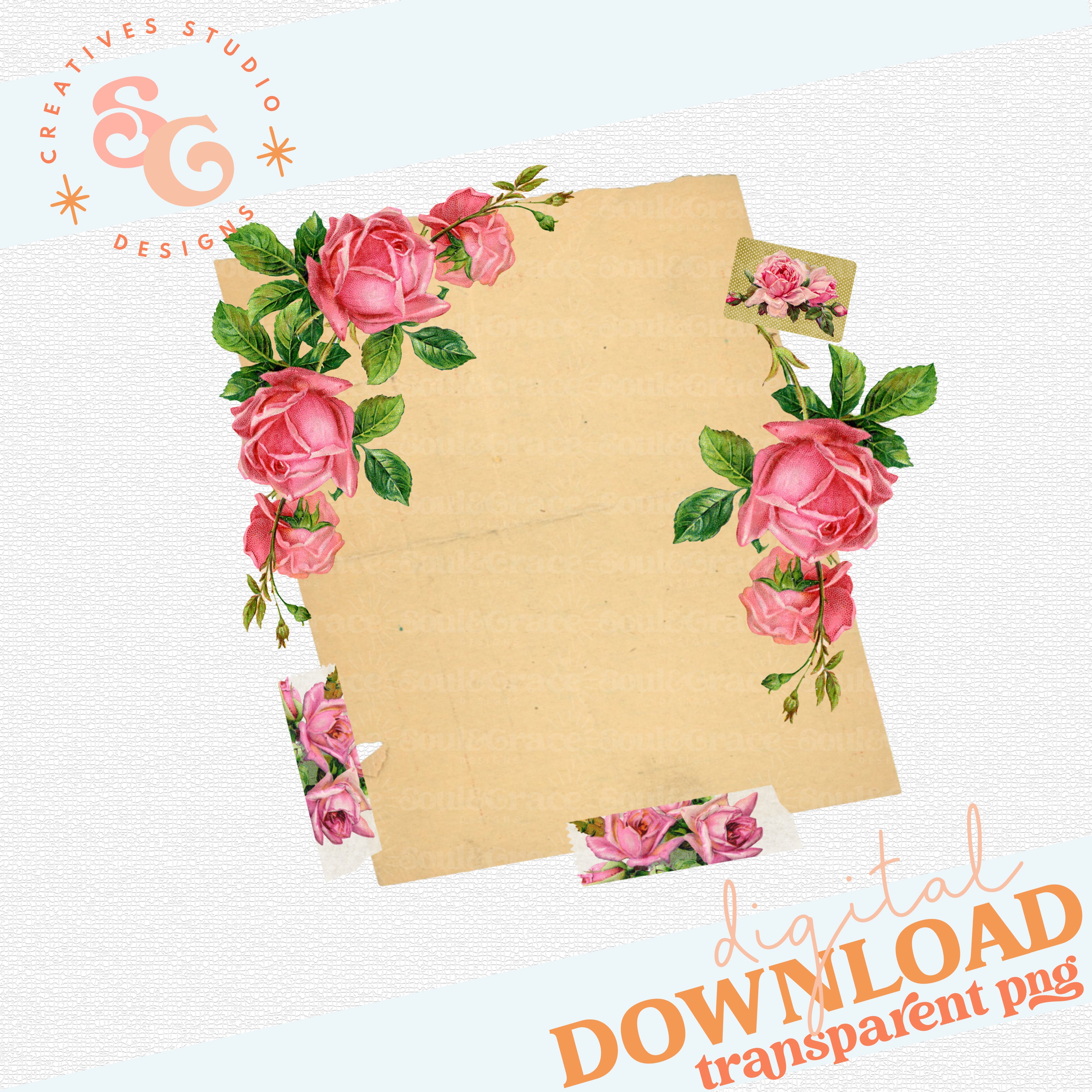 LOVE LETTER BACKGROUND - BLANK – Soul & Grace Designs