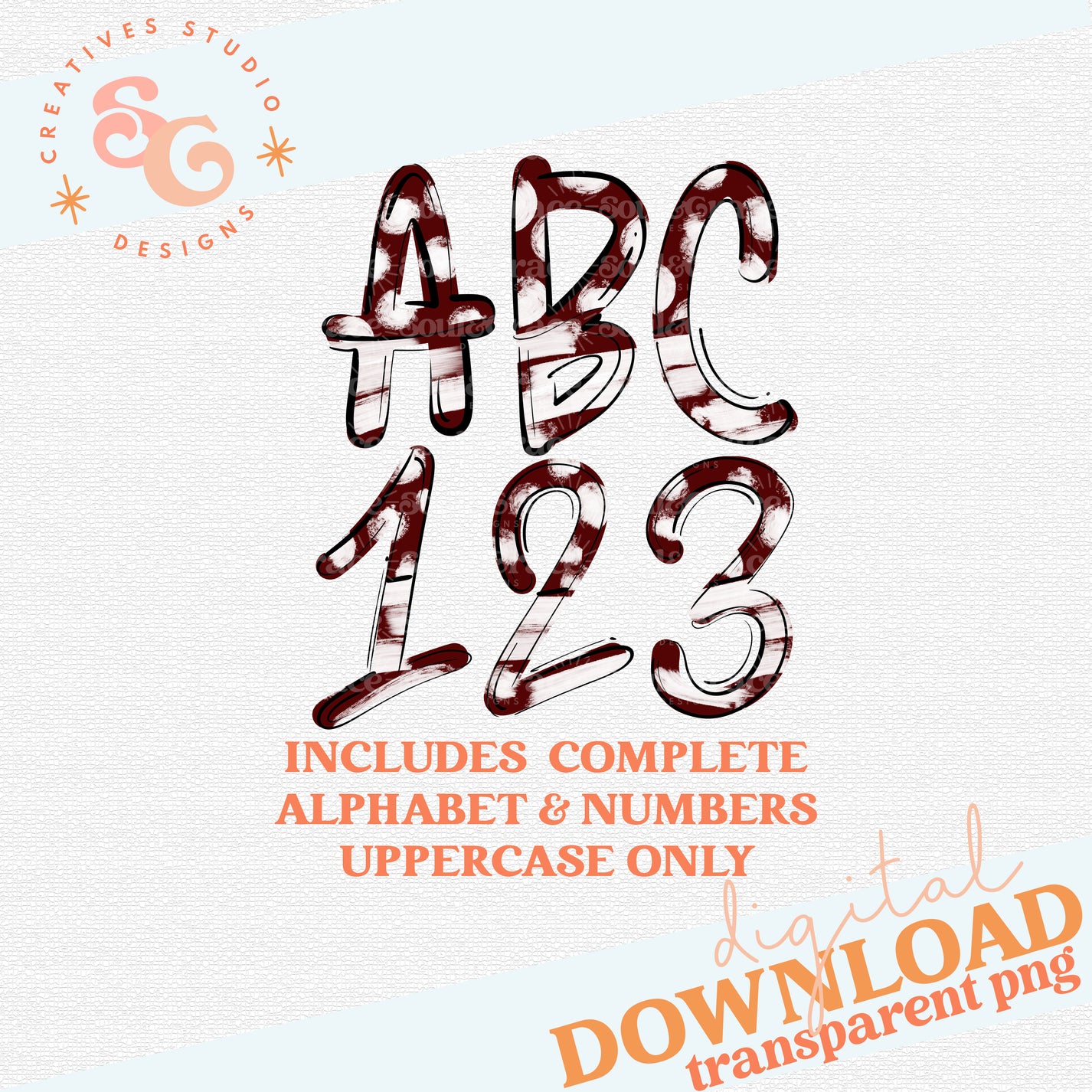 Spirit Spots MAROON Alphabet & Numbers – Soul & Grace Designs