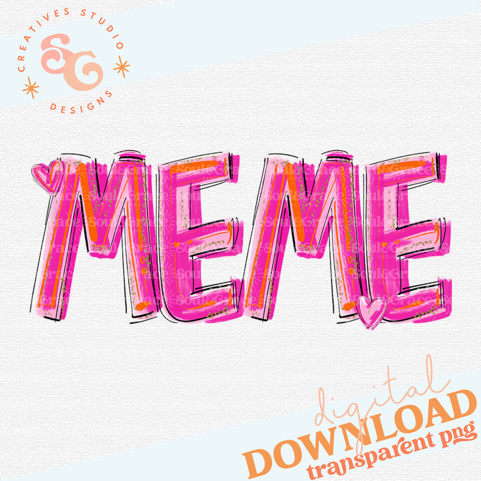 MEME Pretty in Pink – Soul & Grace Designs