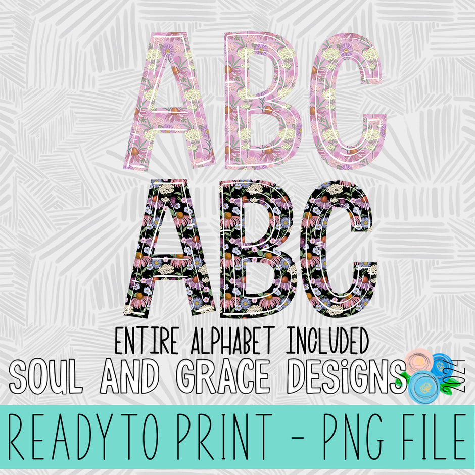 Alphabets & Monograms – Soul & Grace Designs