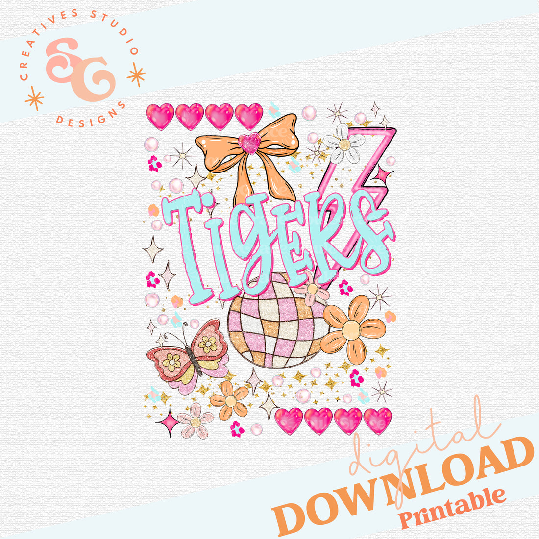 PREPPY MASCOTS TIGERS – Soul & Grace Designs