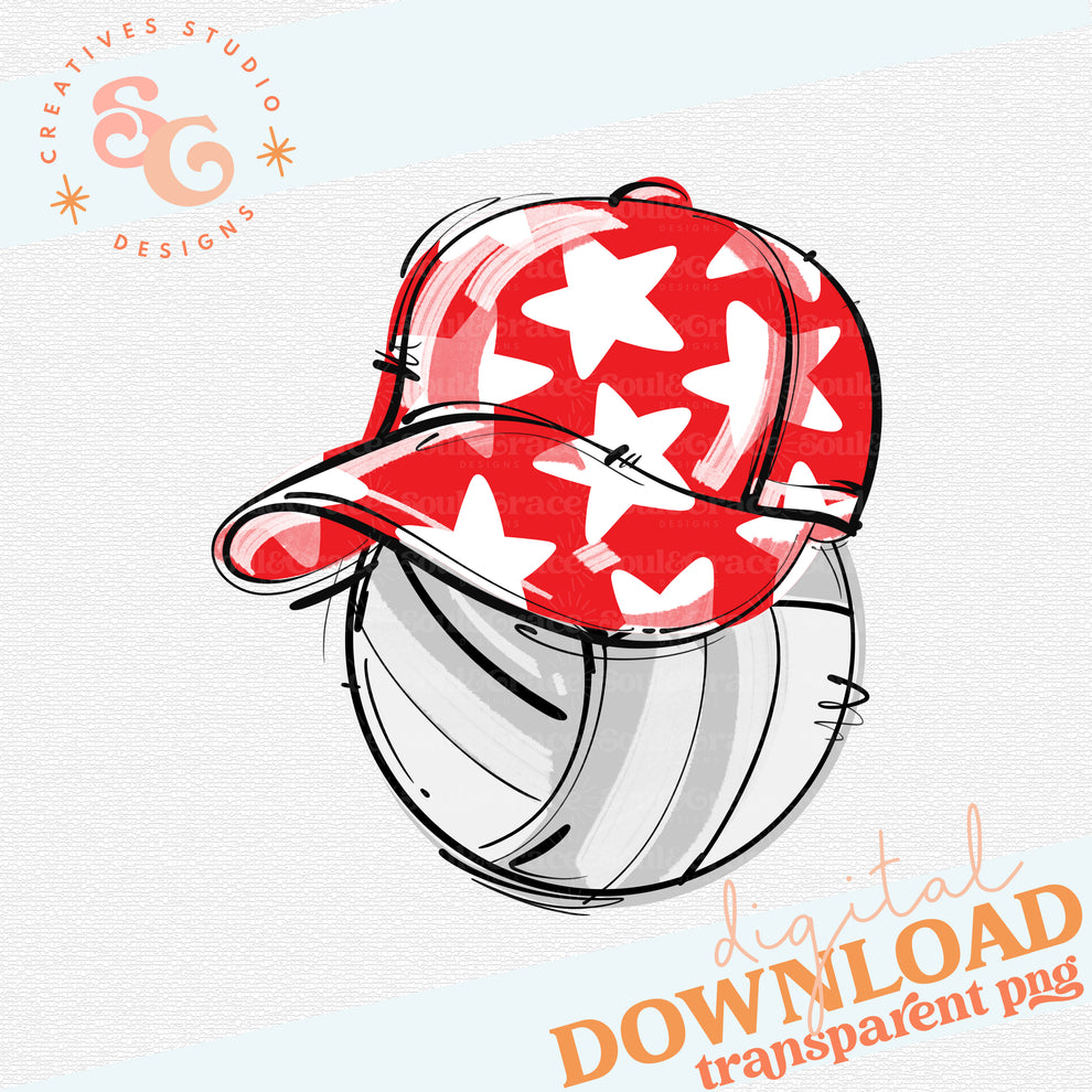 RED PLAY BALL HAPPY FACE VOLLEYBALL – Soul & Grace Designs
