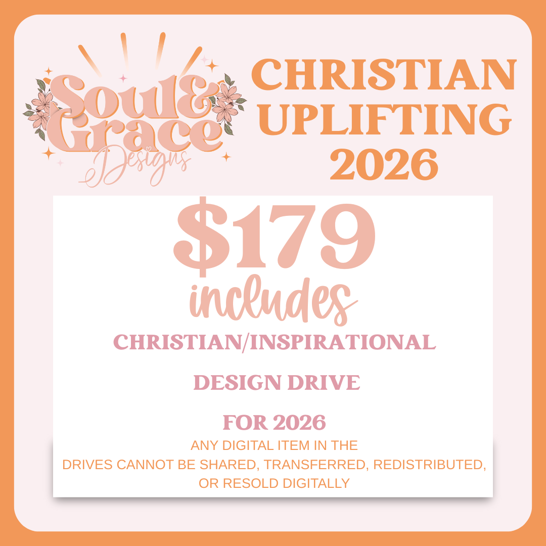 The Faith + Inspiration Drive ️ 2026 – Soul & Grace Designs
