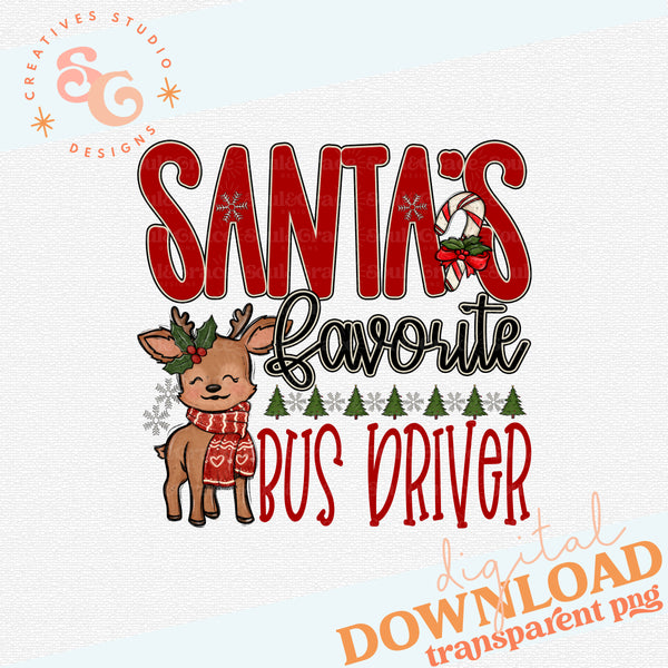 Santa's Favorite Bus Driver – Soul & Grace Designs