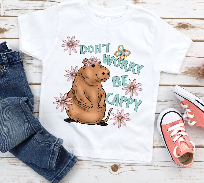 Don't Worry Be Cappy - Capybara – Soul & Grace Designs