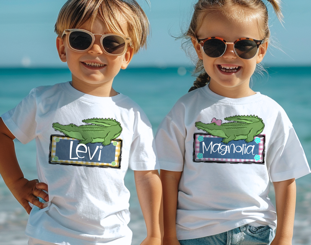 Alligator Name Plate – Soul & Grace Designs