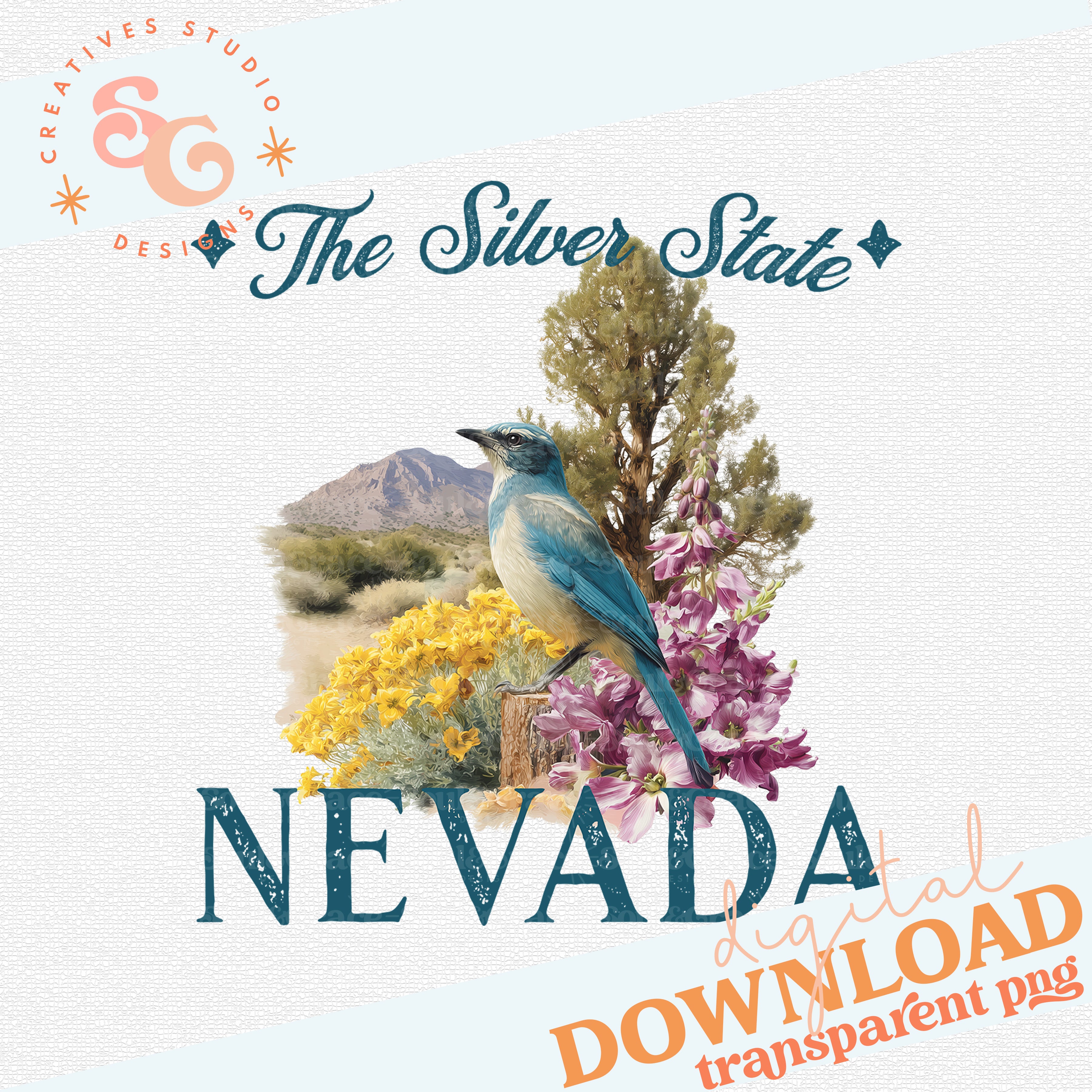 VINTAGE STATES NEVADA – Soul & Grace Designs