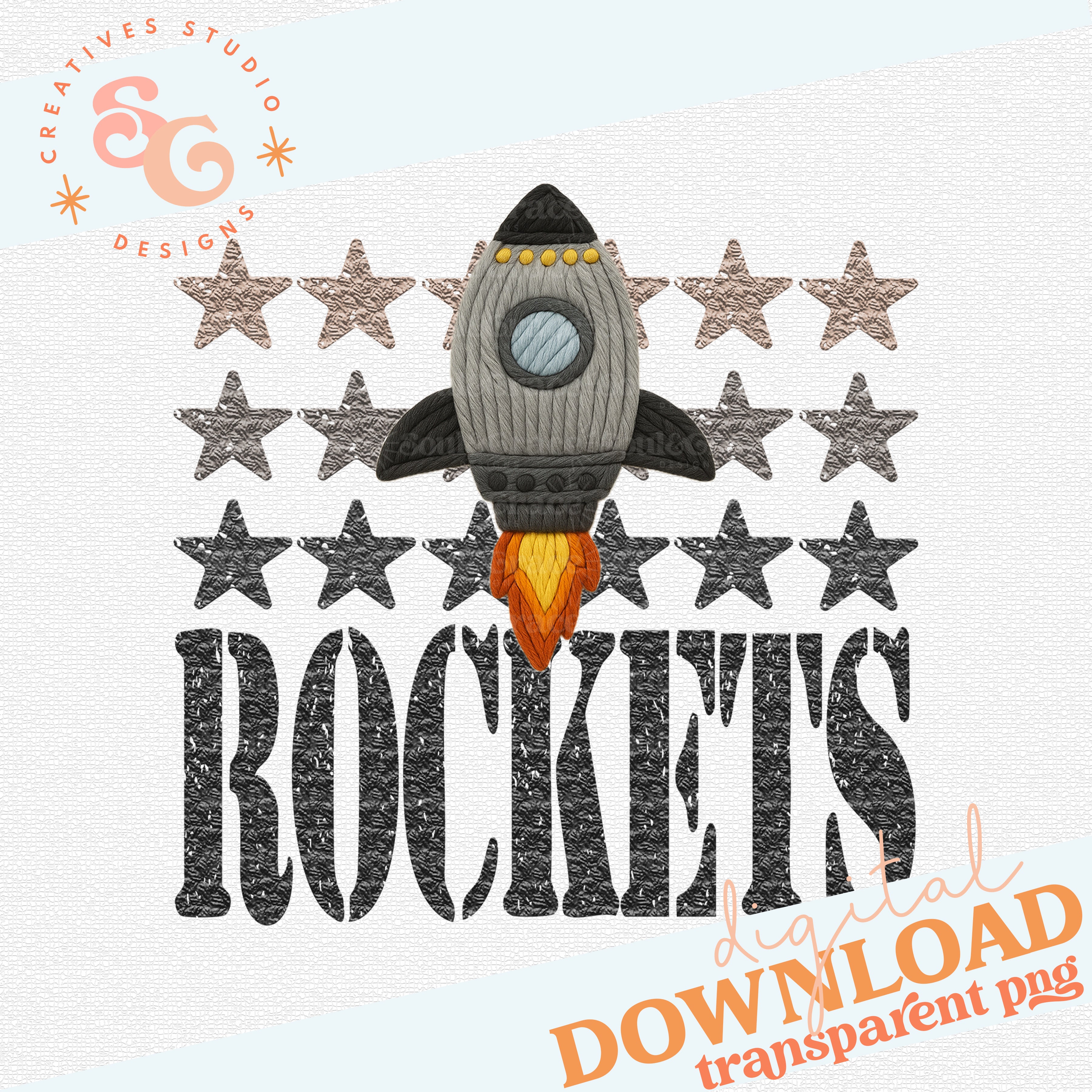 YARN MASCOTS ROCKETS – Soul & Grace Designs