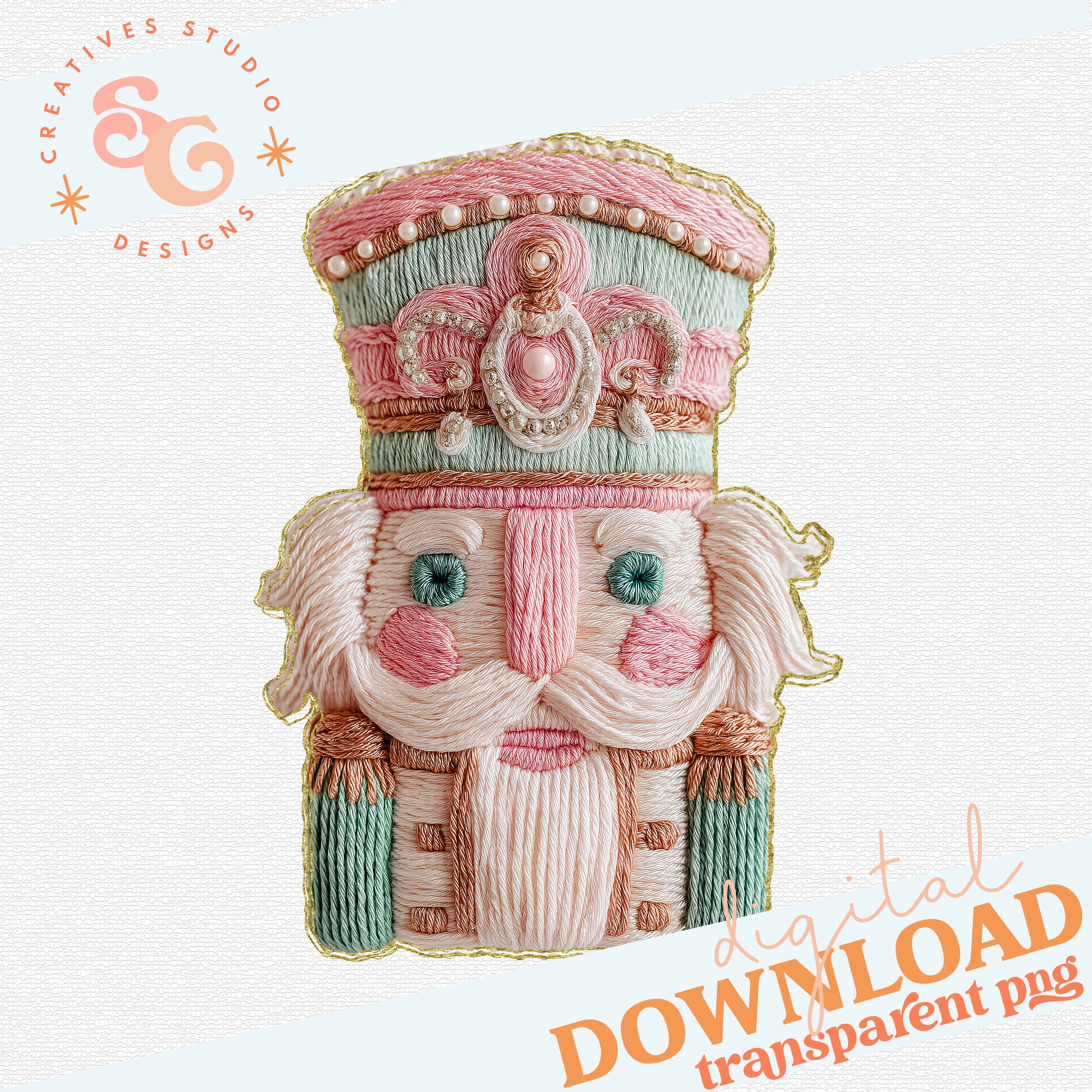 FRENCH KNOT NUTCRACKER – Soul & Grace Designs