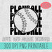 Play Ball Stacked Baseball Softball – Soul & Grace Designs