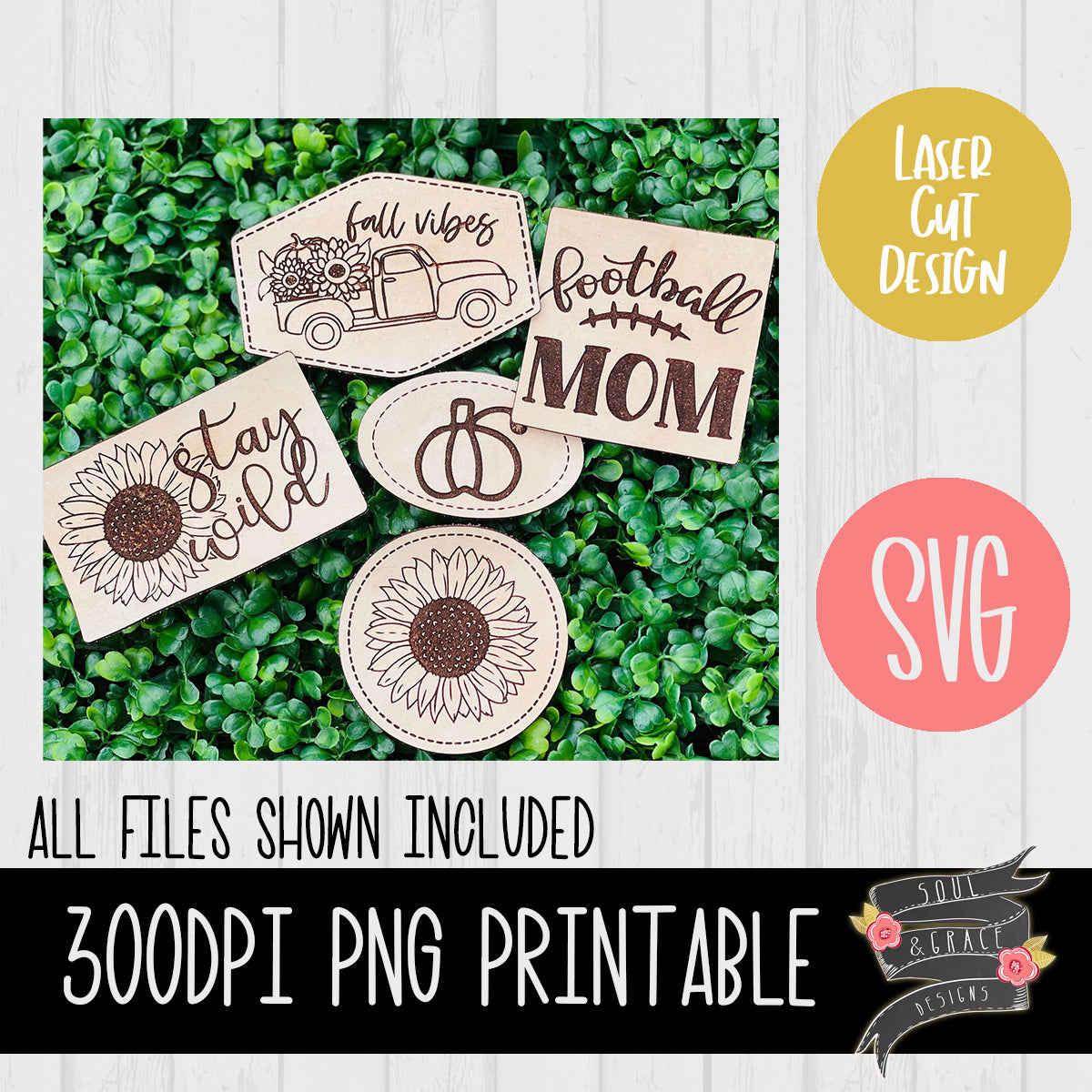 Fall Hat Patches [SVG] – Soul & Grace Designs