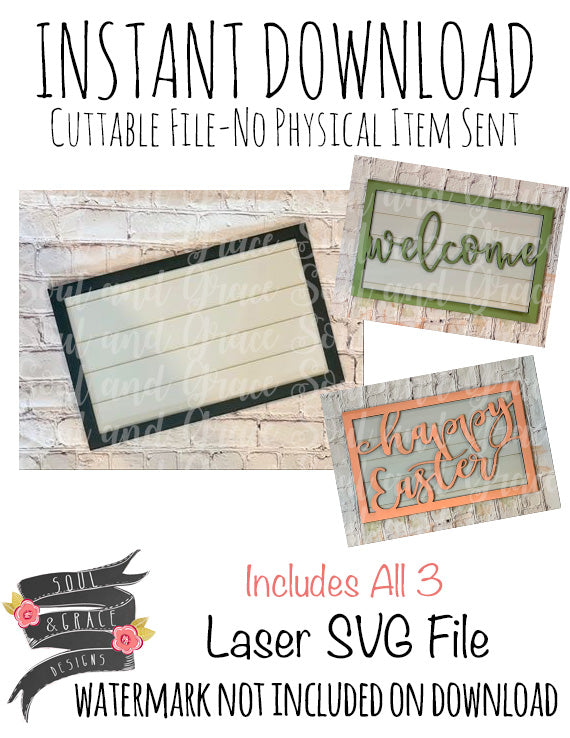 Rectangle Shiplap Signs [SVG] – Soul & Grace Designs